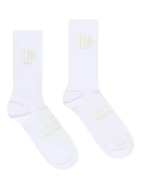 GARMENT WORKSHOP Logo Socks - White