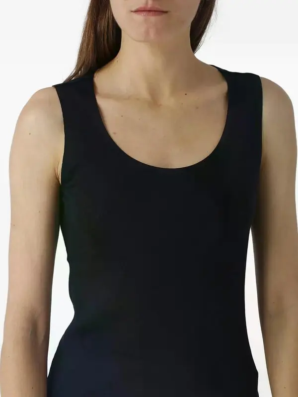 GRAN SASSO Sleeveless Scoop-neck Top
