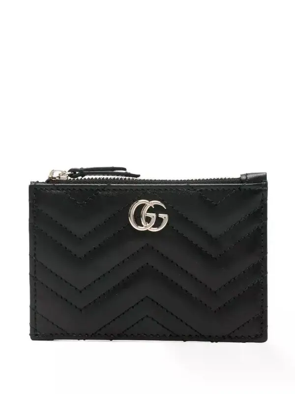 Gucci Chevrgon Gg Wallet - Black