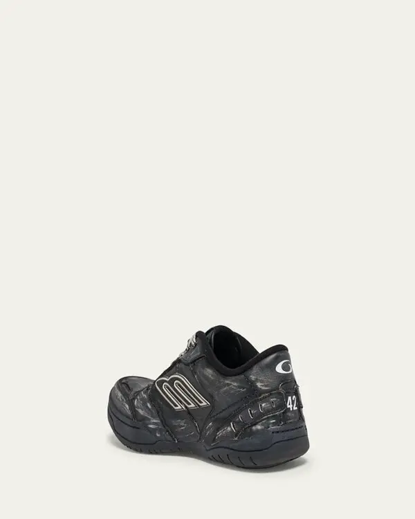 Balenciaga Hamptons Low-top Sneakers - Black