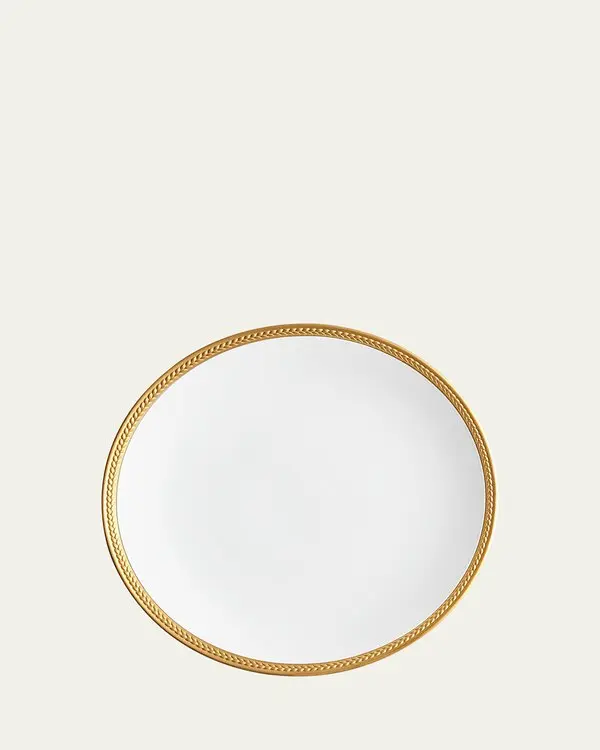 L'Objet Soie Tressee 24k Gold-plated Dinner Plate