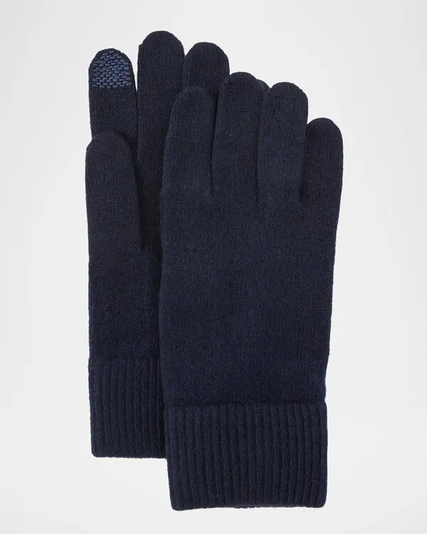 Bergdorf Goodman Cashmere Touchscreen Gloves