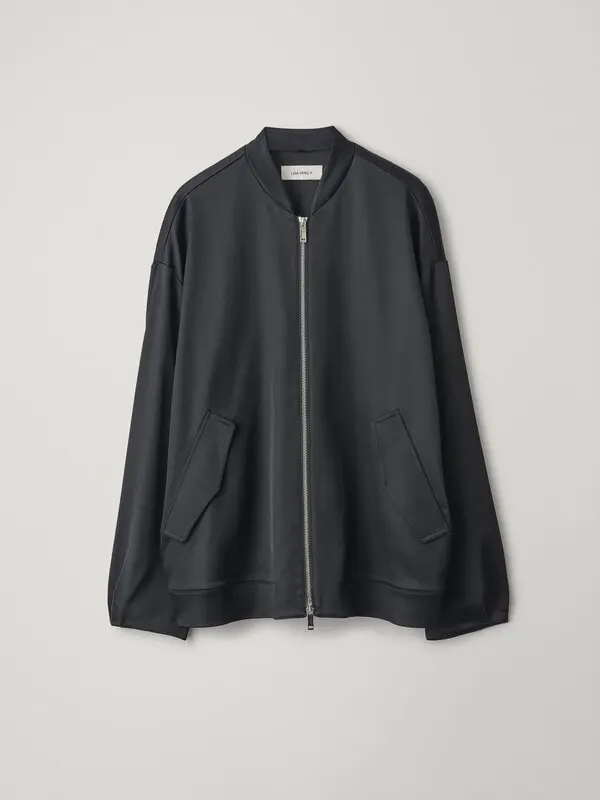 LISA YANG STORE Satin Bomber Jacket