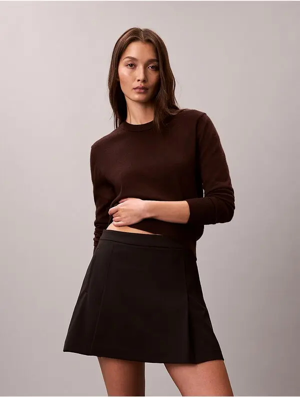 Calvin Klein Pleated Mini Skirt