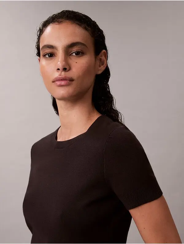 Calvin Klein Tech Knit T-shirt - Black