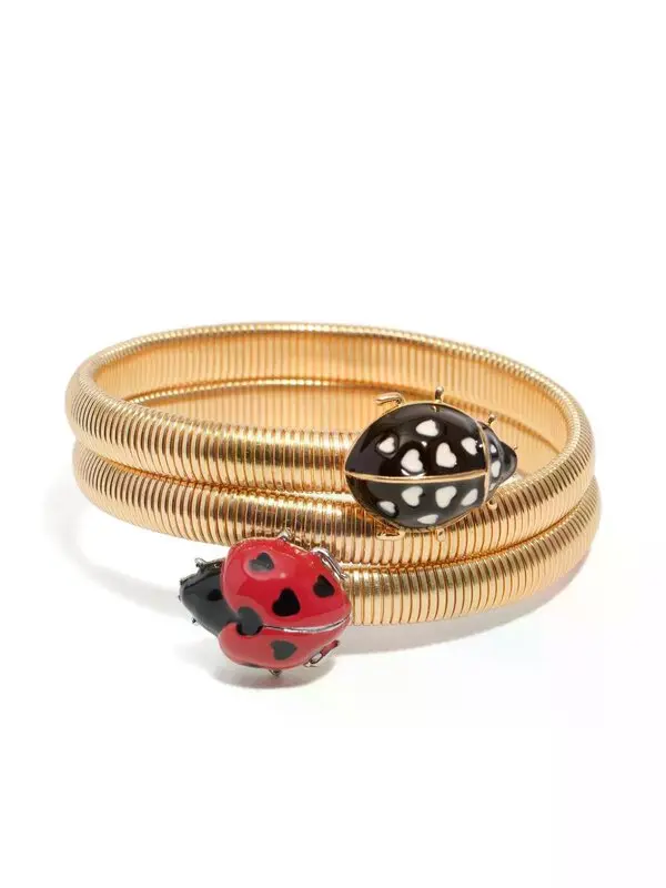 Bimba Y Lola Ladybug Coil Bracelet - Gold