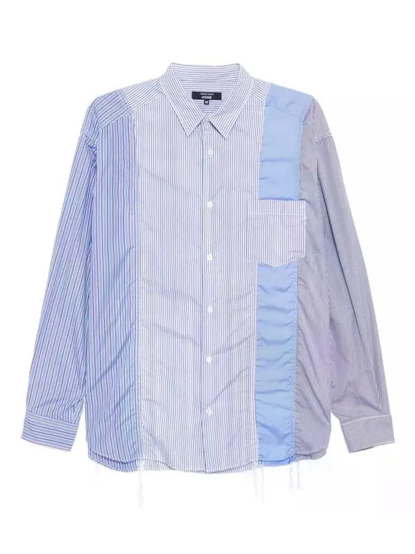 Comme Des Garçons Striped Shirt - White