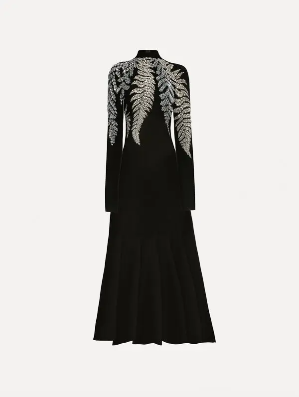 fern embroidered dress Fern