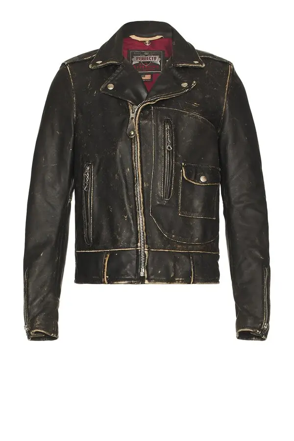 SCHOTT Vintage Bikeriders Jacket - Black
