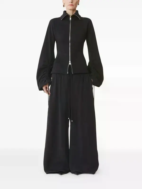 LANVIN Zip-front Jacket With Drawstring Cuffs