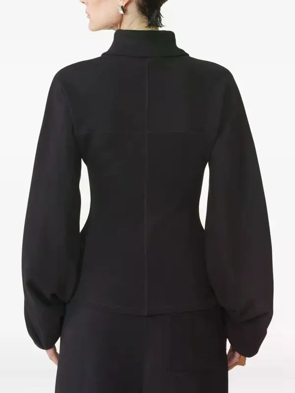 LANVIN Zip-front Jacket With Drawstring Cuffs