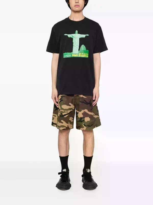 MELT Graphic=print T-shirt - Grey
