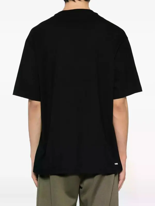 Karl Lagerfeld Monogram-embossed T-shirt