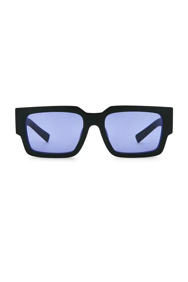 Prada Rectangular Sunglasses - Black & Purple