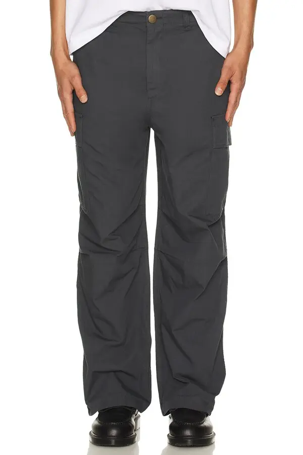 PALMES Ripstop Cargo Trousers - Charcoal
