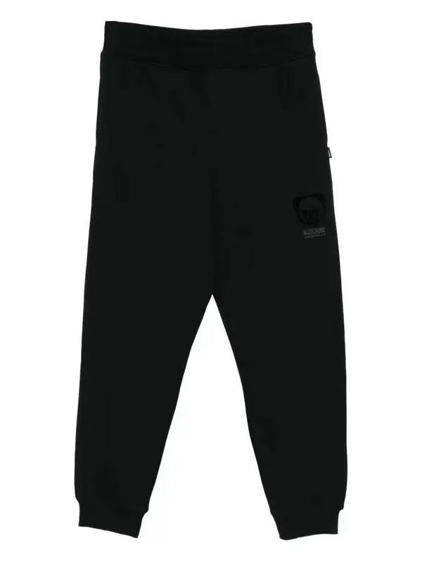 Moschino Logo-embroidered Loungewear - Black
