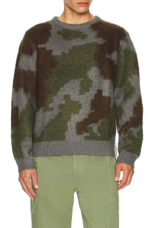 Gramicci Mohair Sweater - Jungle Digi Camo