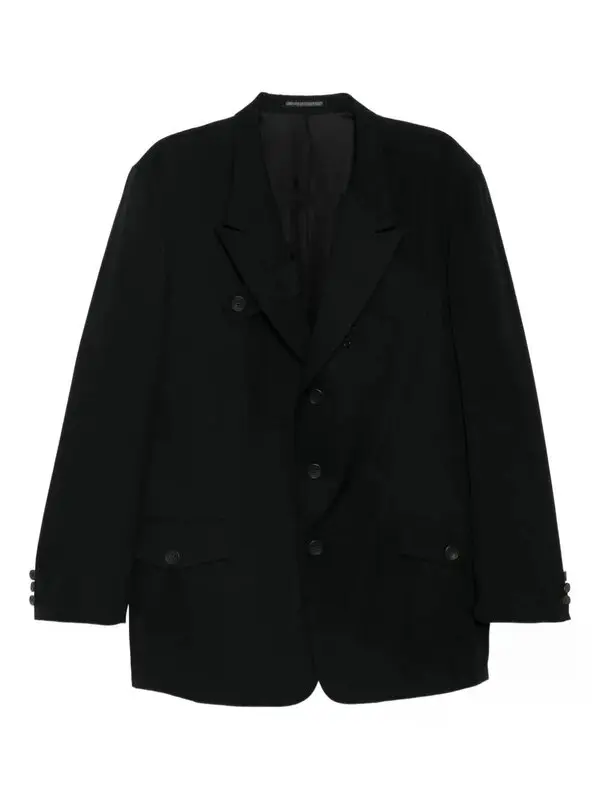 Yohji Yamamoto Wool Gabardine Blazer