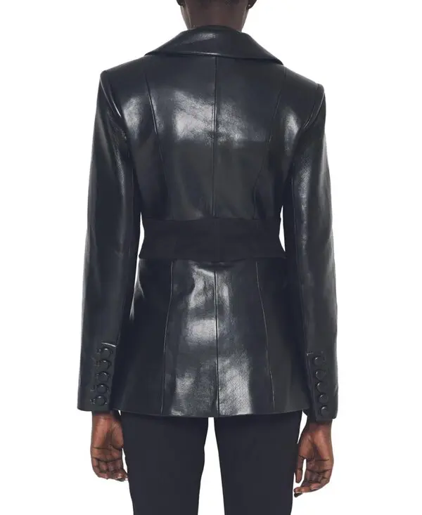 AS By DF Amour Recycled Leather Blazer