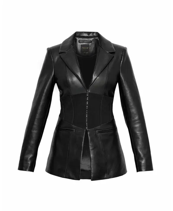 AS By DF Amour Recycled Leather Blazer
