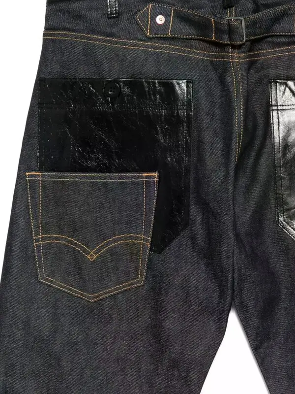 Junya Watanabe Leather-patch Jeans