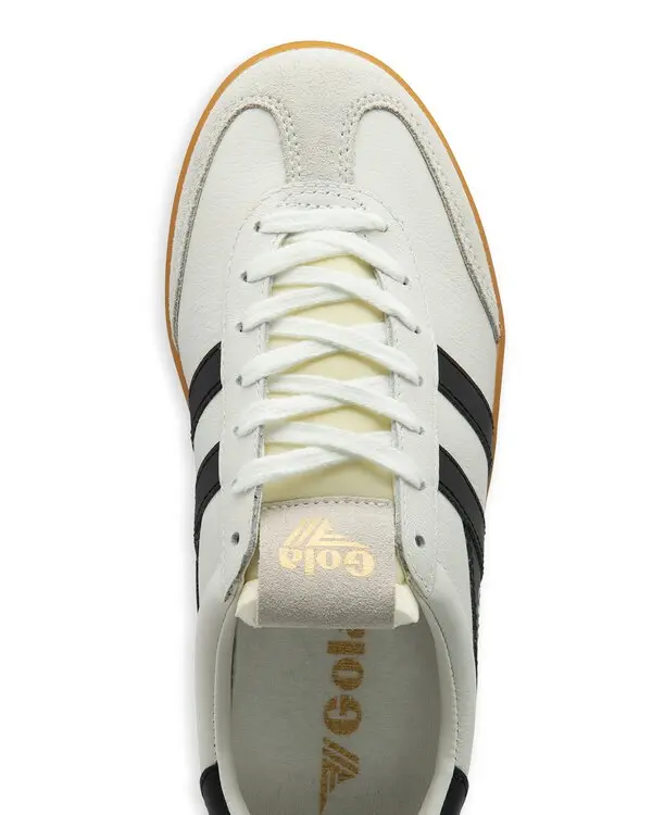 Gola Cyclone Leather Sneakers - White/black