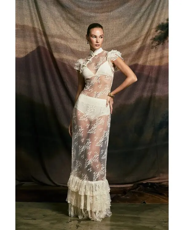 SAU LEE Ramona Lace Dress