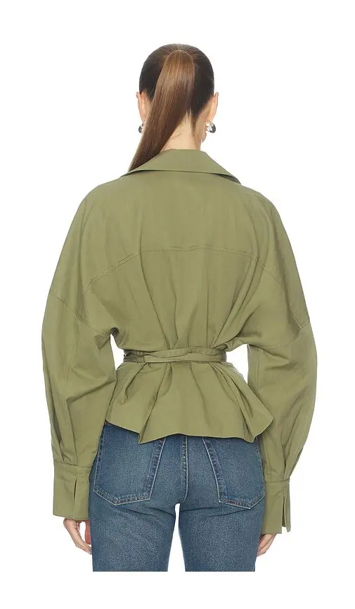 CAMILA COELHO Mari Jacket - Sage