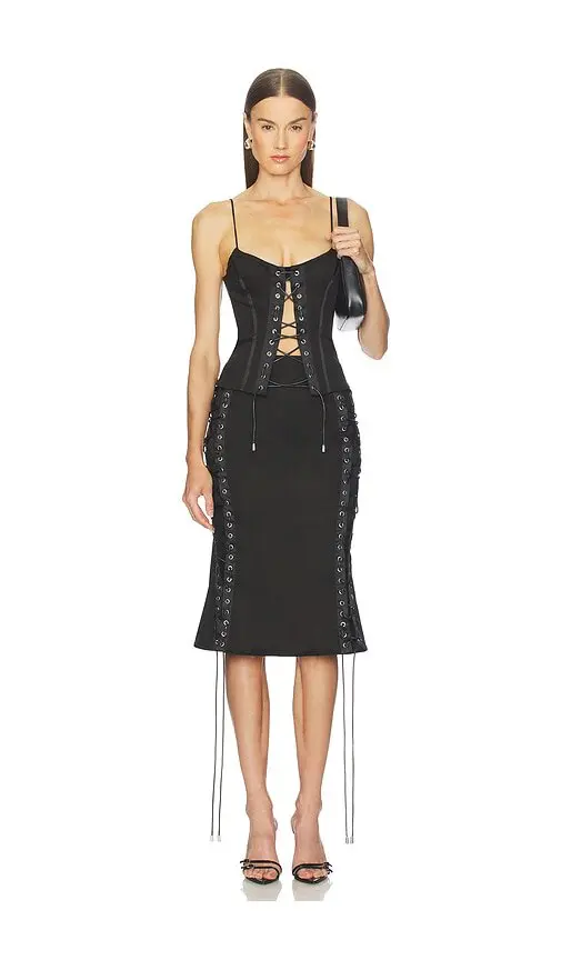 CAMILA COELHO Yasmina Top - Black