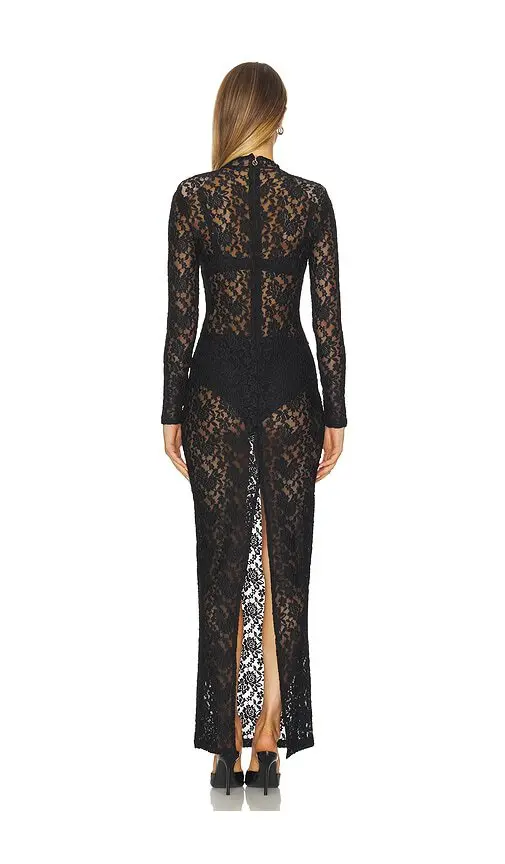 NOOKIE Roxana Long Sleeve Lace Gown