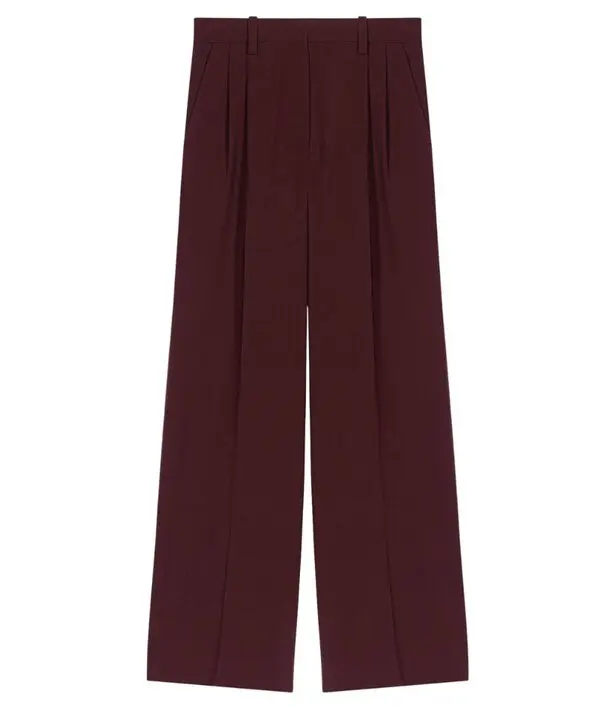 Maje Tailored High-waisted Suit Trousers