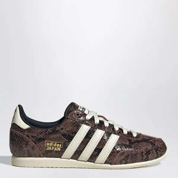 ADIDAS ORIGINALS Leather Sneakers With Snake Print - Brown