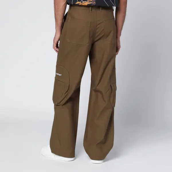 Off-White Cargo Trousers With Logo