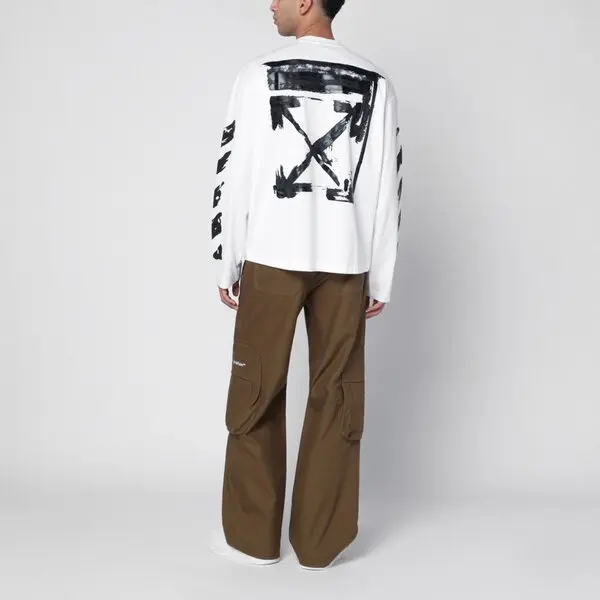 Off-White Long-sleeved T-shirt With Logo