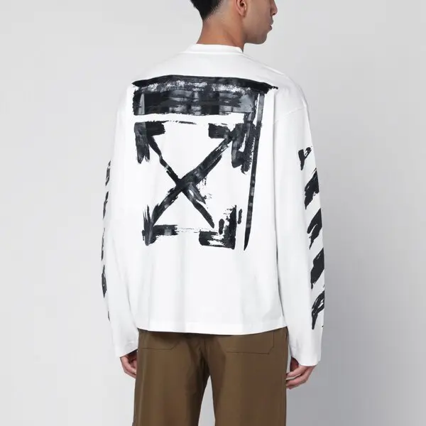 Off-White Long-sleeved T-shirt With Logo