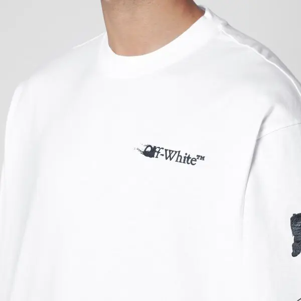 Off-White Long-sleeved T-shirt With Logo