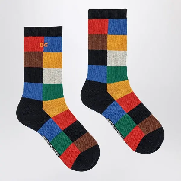 BOBO CHOSES Checkered Crew Socks - Multicolor