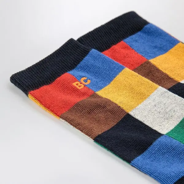 BOBO CHOSES Checkered Crew Socks - Multicolor