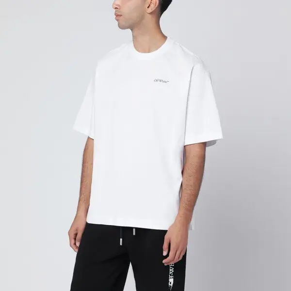 Off-White Half Arrow Skate Logo T-shirt - White