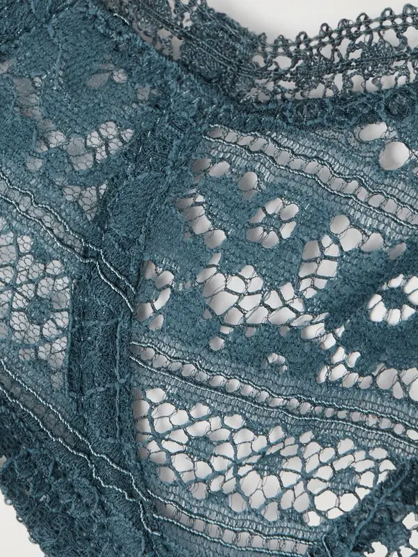ERES Transparence Evidence Leavers Lace Balconette Bra - Blue