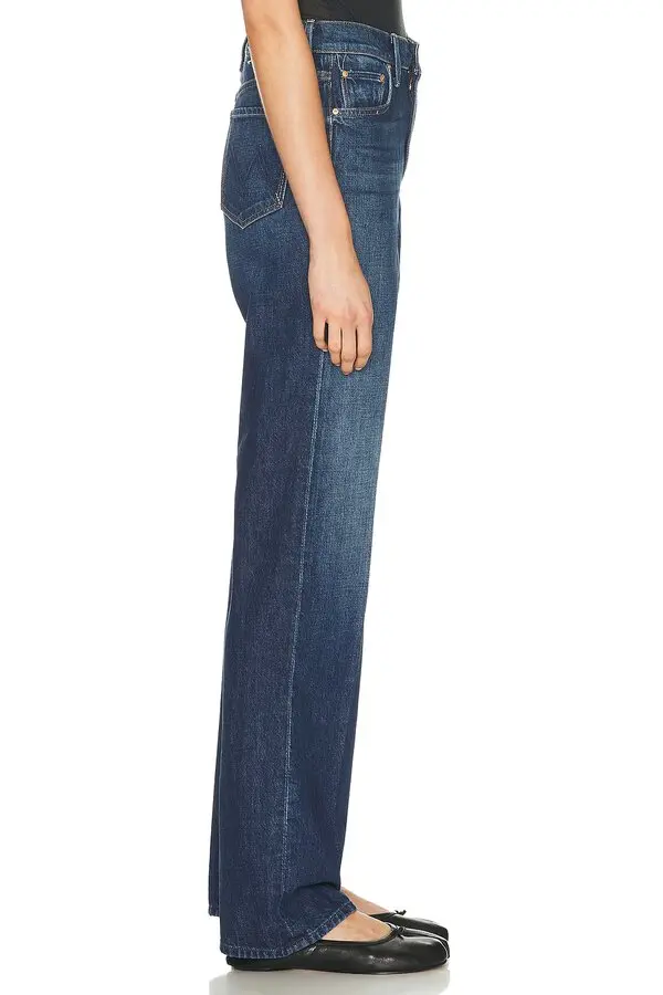 MOTHER The Rambler Zip Heel Jeans - Unplugged