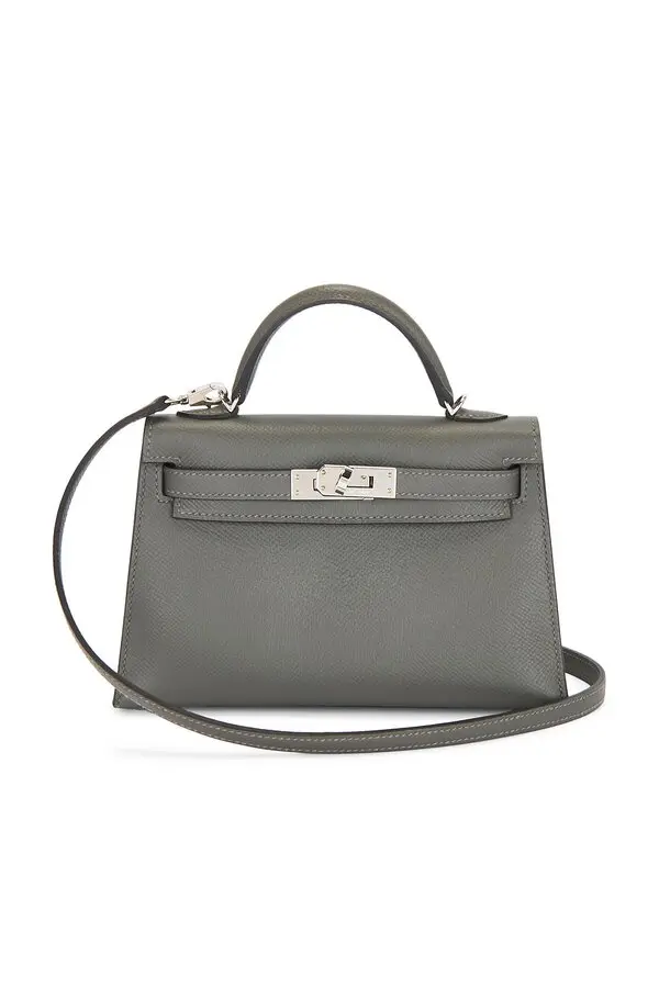 Hermès Epsom Kelly 20 Handbag - Gris Meyer