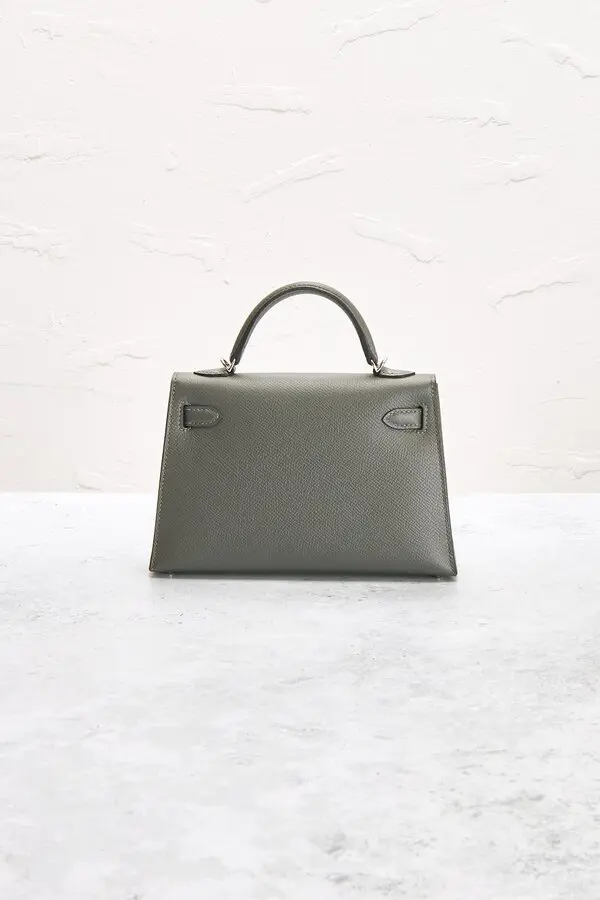 Hermès Epsom Kelly 20 Handbag - Gris Meyer