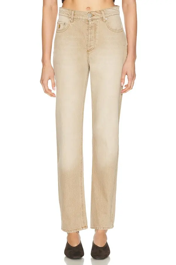 BY MALENE BIRGER Chicago Straight-leg Denim - Toasted Coconut