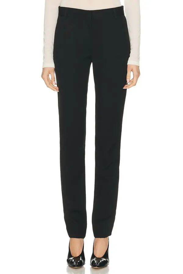 TOTEME Low-waist Slim Evening Trousers