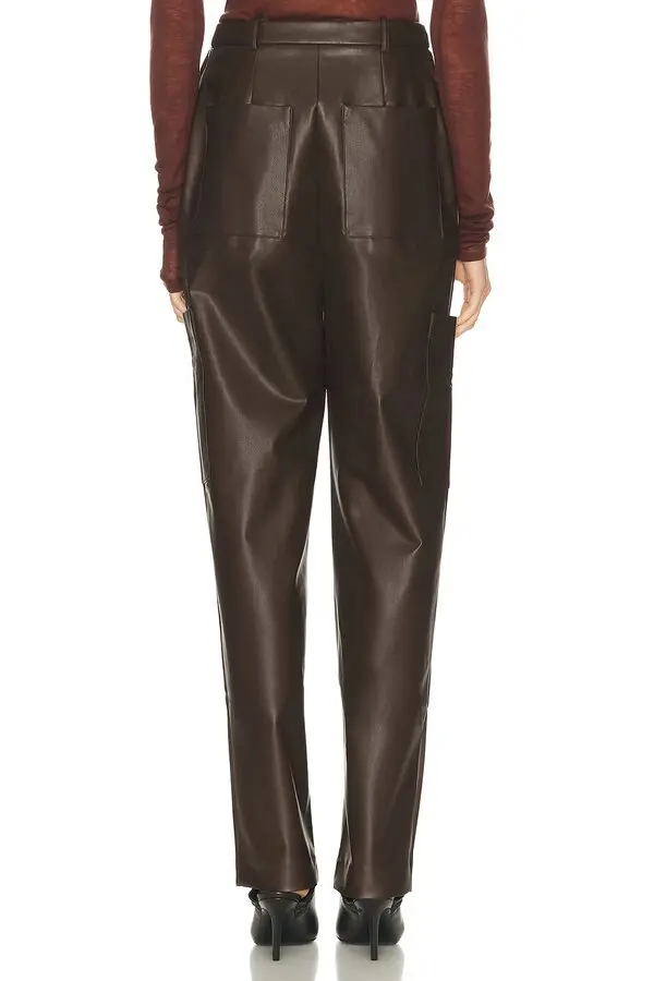 Lapointe Faux Leather Tapered Trouser
