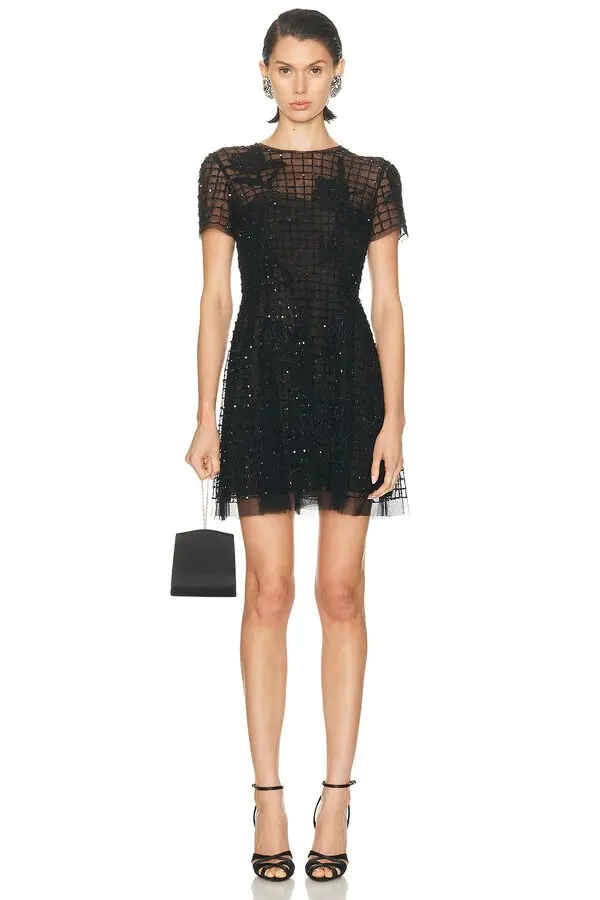 Carolina Herrera Sequin Mini Dress