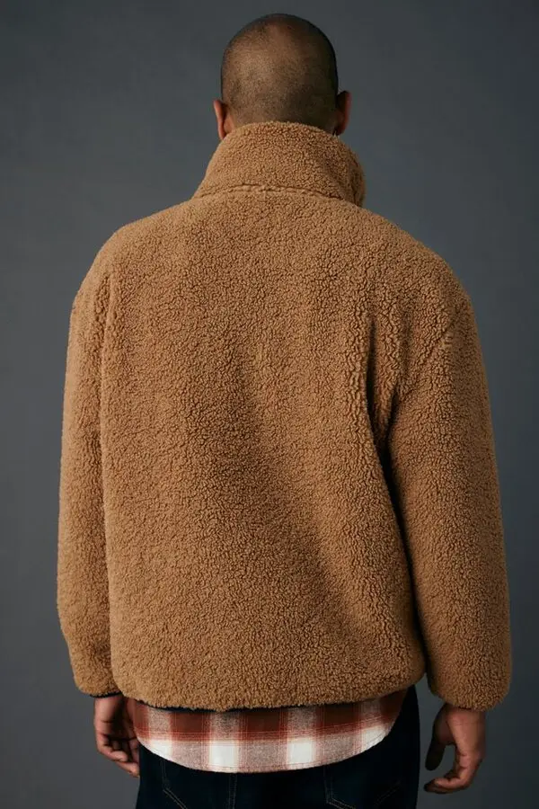 UGG Braid Fleece Half Zip Sweatshirt