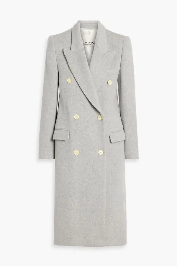 Isabel Marant Enarryli Wool-blend Felt Coat