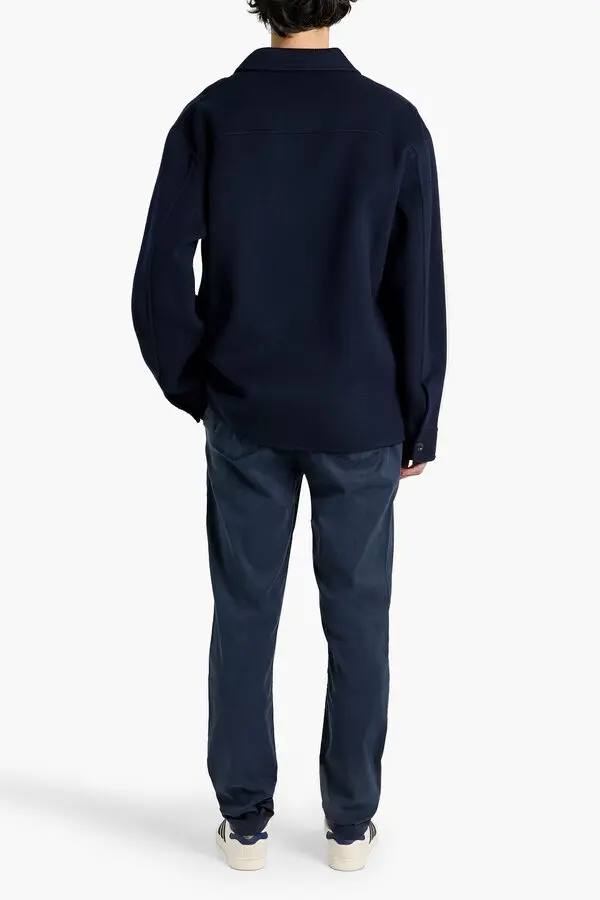 Paige Fraser Lyocell-blend Twill Drawstring Pants - Navy